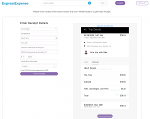Uber receipt generator - ExpressExpense - How to Make ...