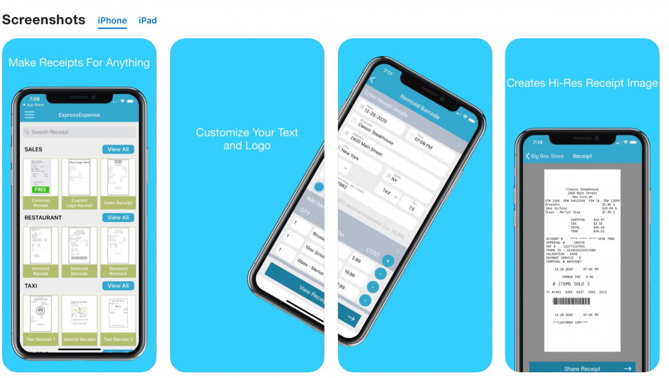Receipt maker free! - ExpressExpense - How to Make ...