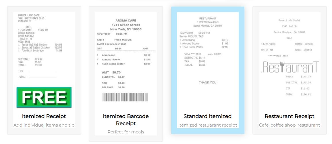 receipt template Archives - ExpressExpense - How to Make ...
