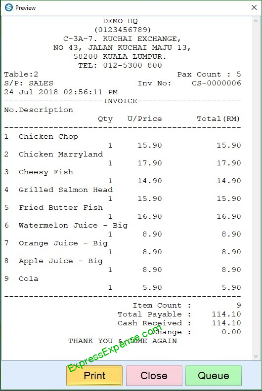 P O S System Point Of Sales Synergy Software Solutions Sdn Bhd