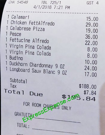 My Receipt The Most Expensive Glass Of Wine I Ve Ever Paid For